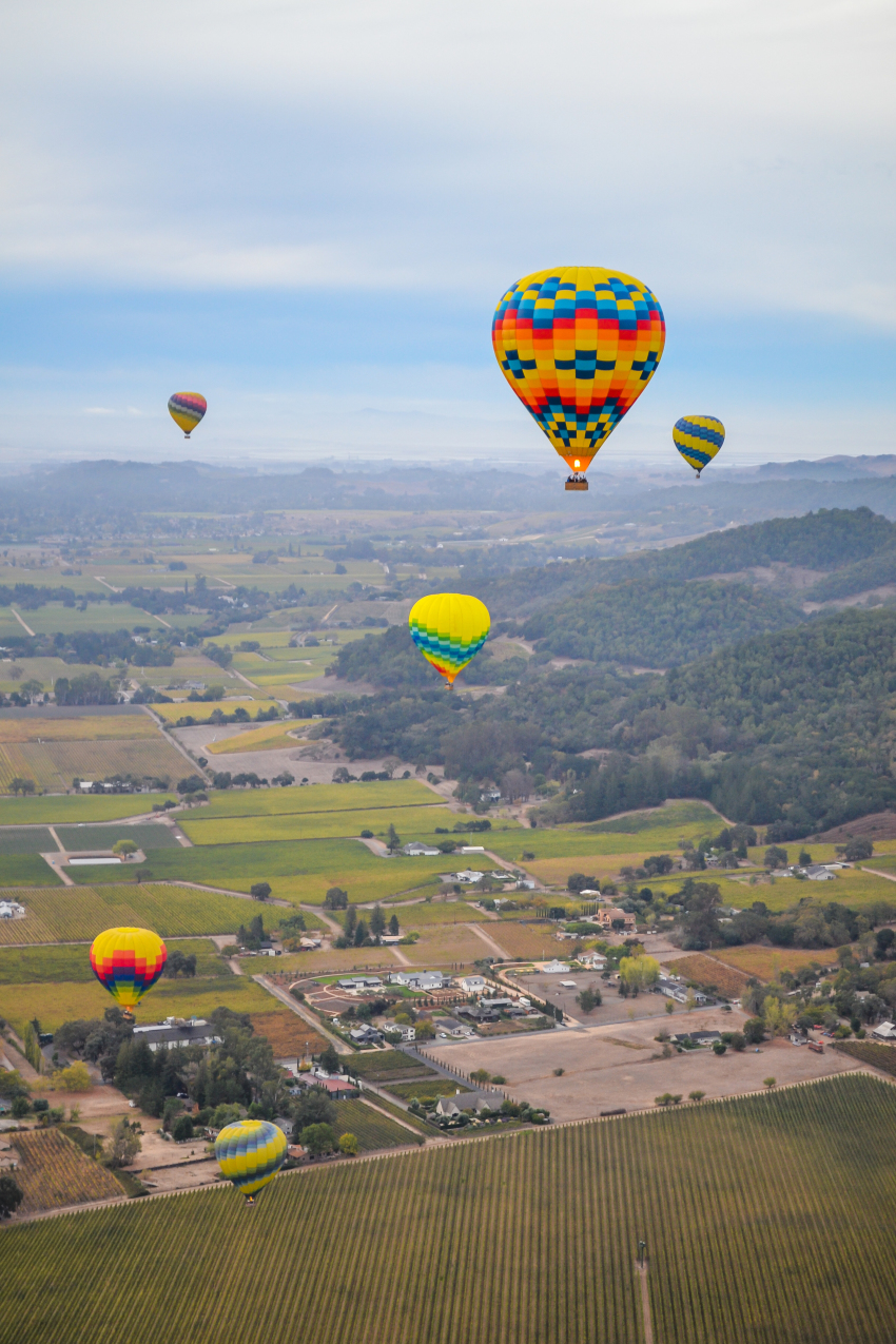 Hot Air Balloon in Napa Valley: What to Expect