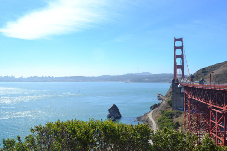vista point golden gate bridge 2 • A Passion and A Passport