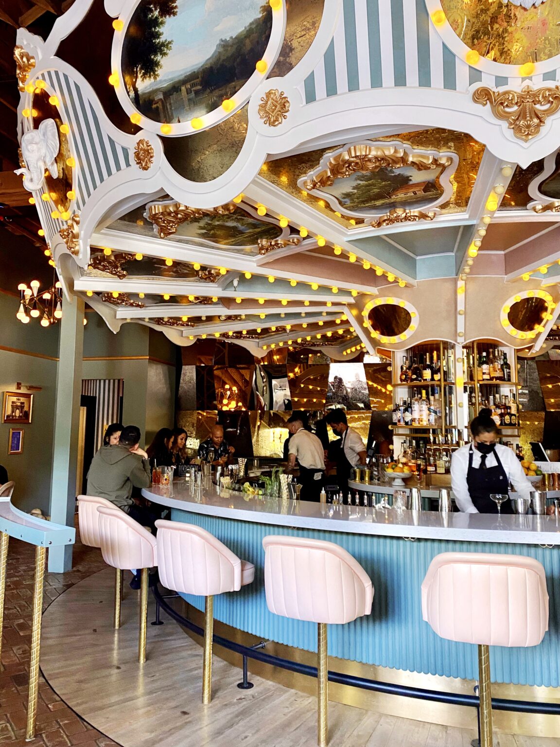 Wolfies-Carousel-Bar-Little-Italy-San-Diego • A Passion and A Passport