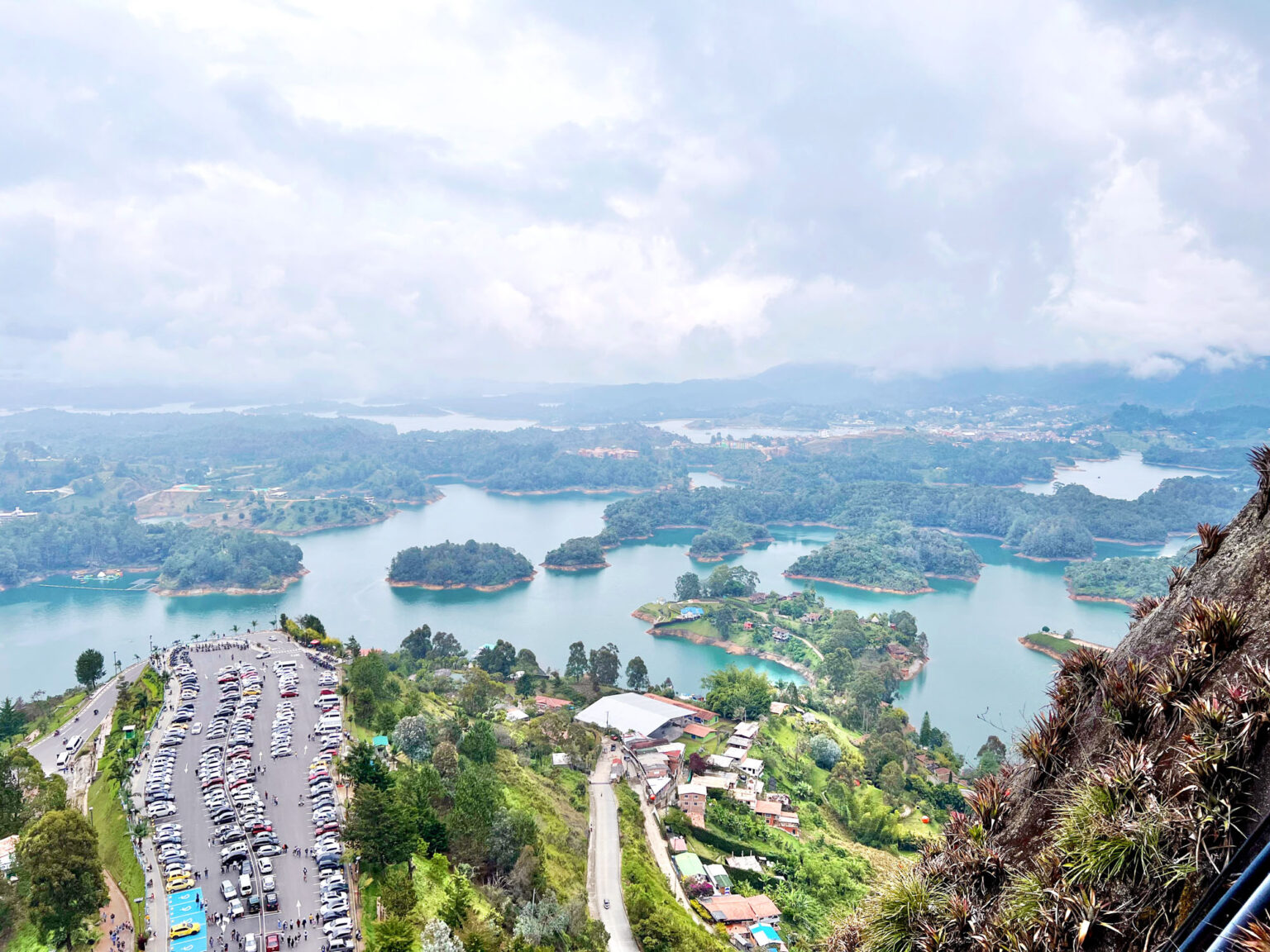 Climbing La Piedra del Peñol: Gorgeous Views from Guatape Rock!