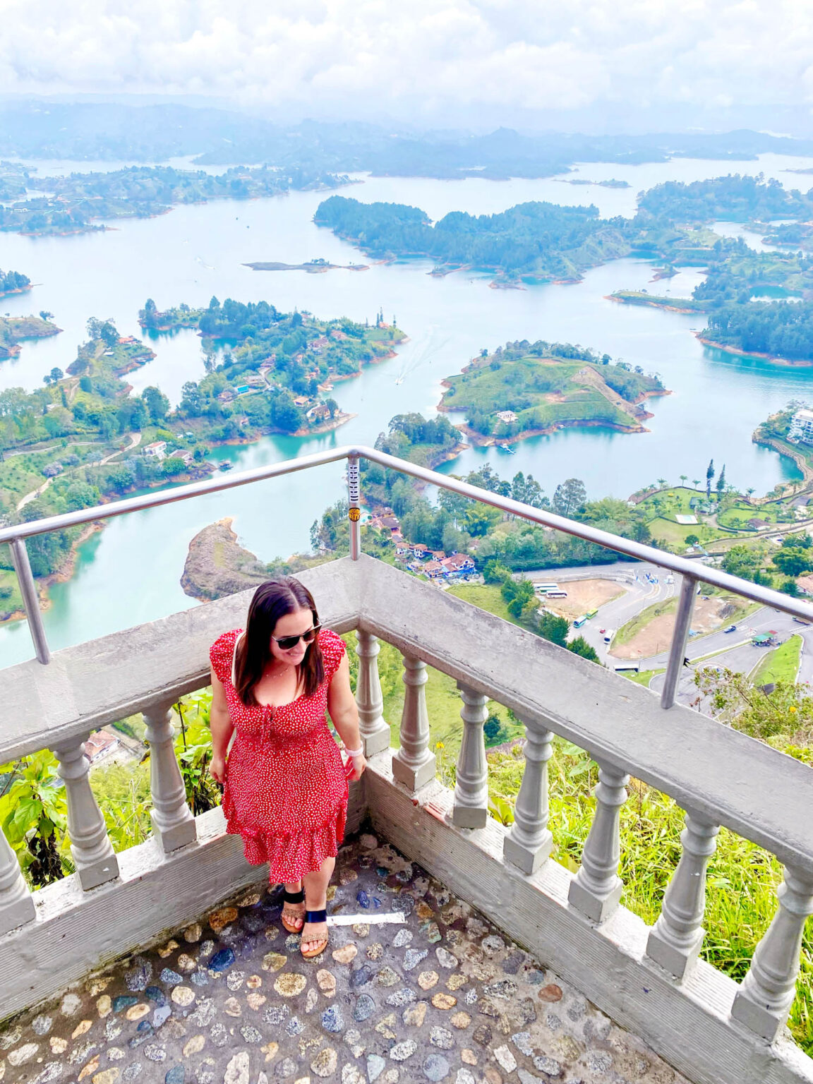 Climbing La Piedra del Peñol: Gorgeous Views from Guatape Rock!